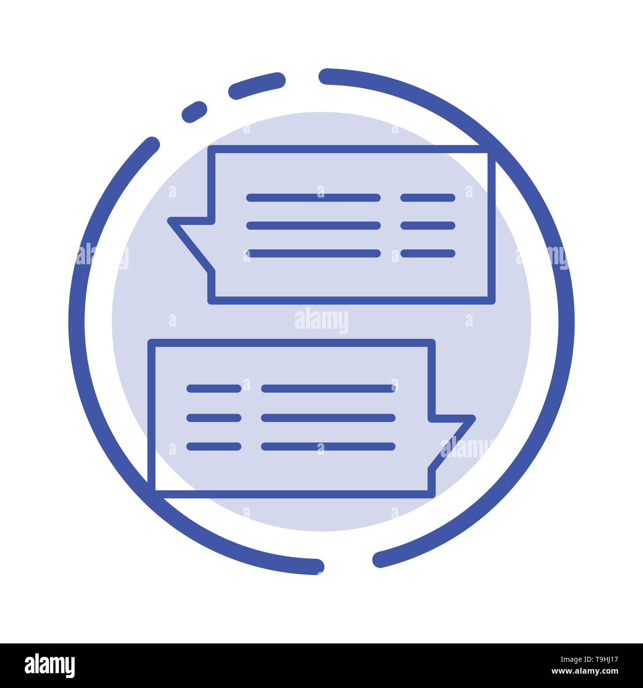 Conversations icon hi-res stock photography and images - Alamy