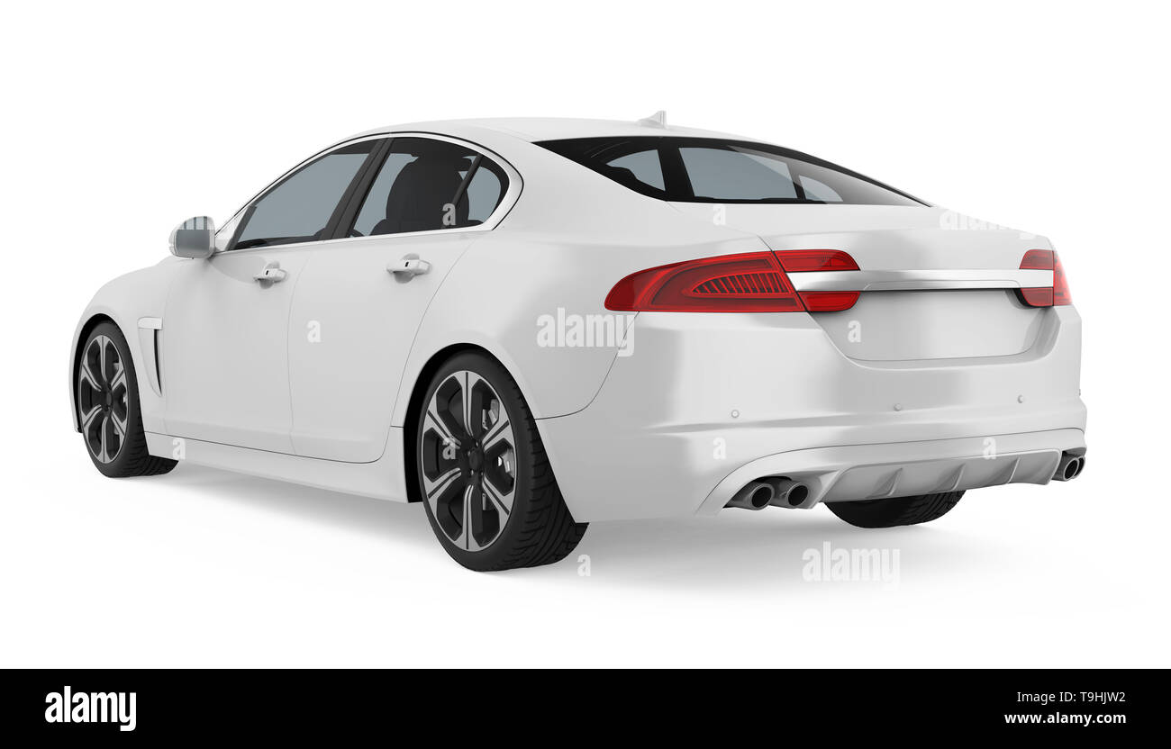 Sedan Car Isolated Stock Photo - Alamy