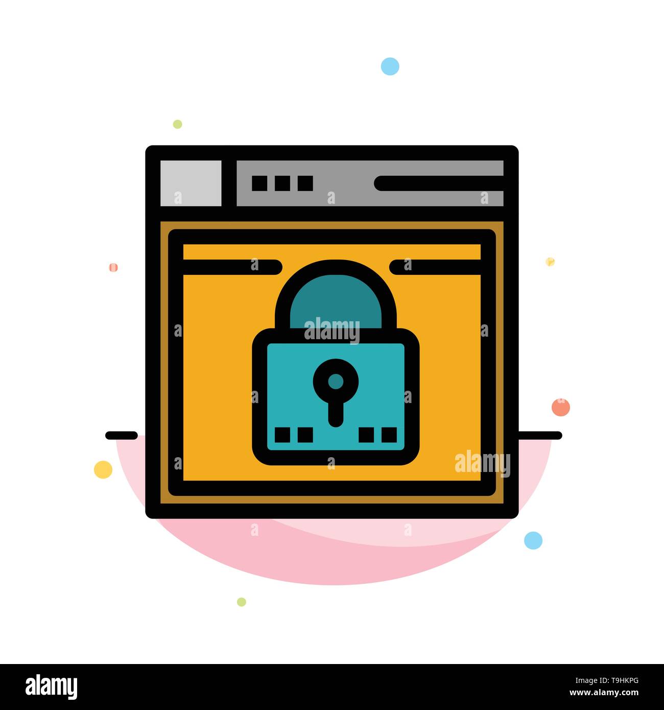 Banking login page Stock Vector Images - Alamy