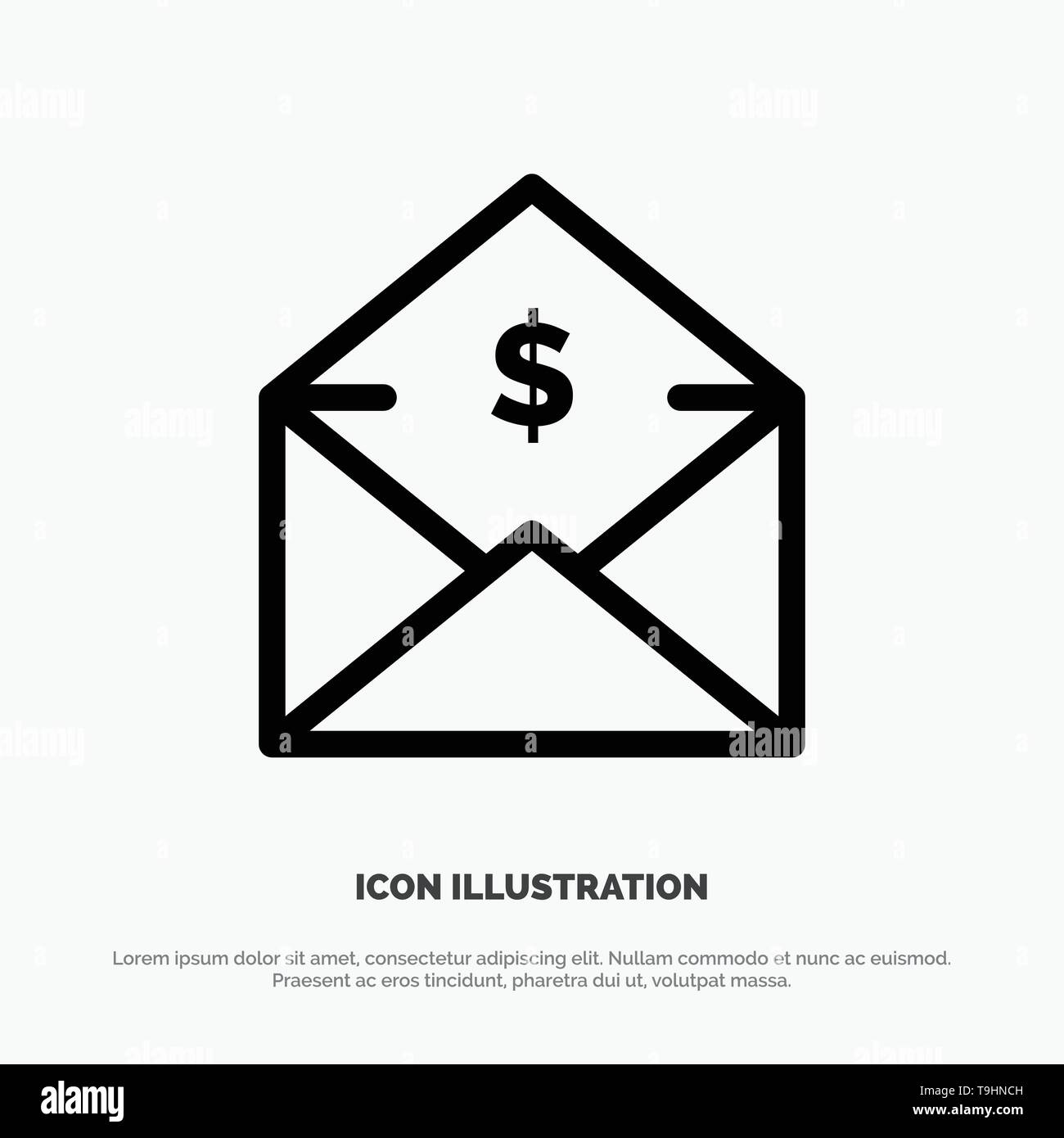 Money order icon hi-res stock photography and images - Alamy