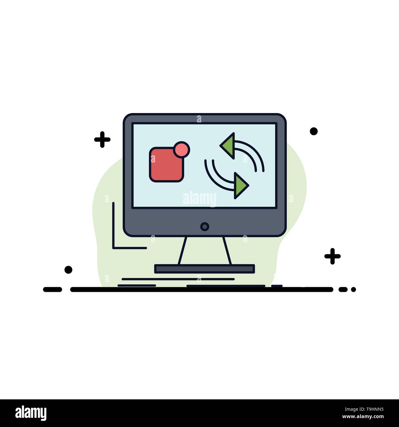 Installing app Stock Vector Images - Alamy