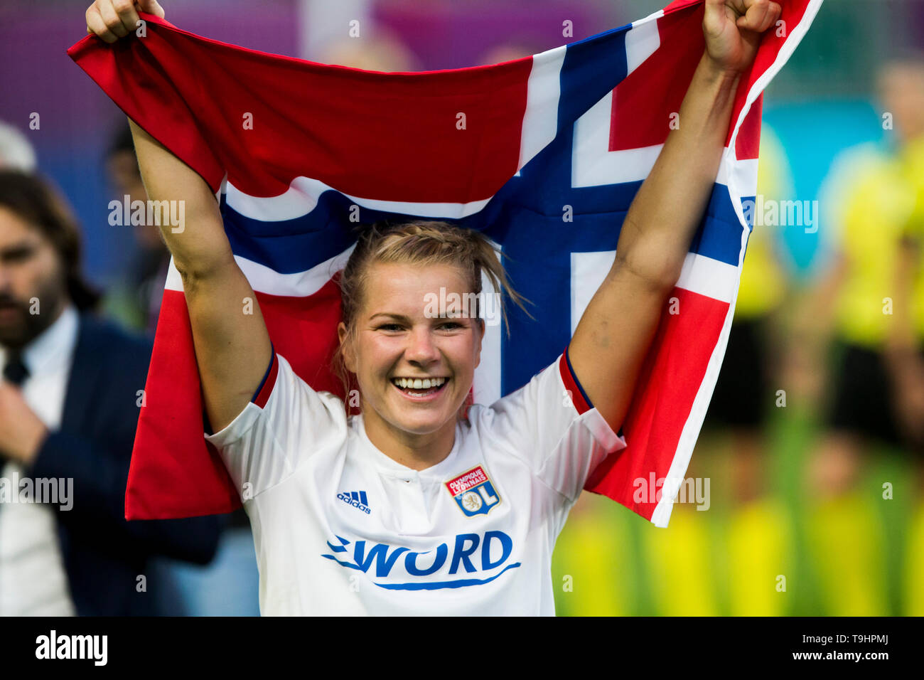 Ada Hegerberg of Lyon celebrates the victory Stock Photo - Alamy