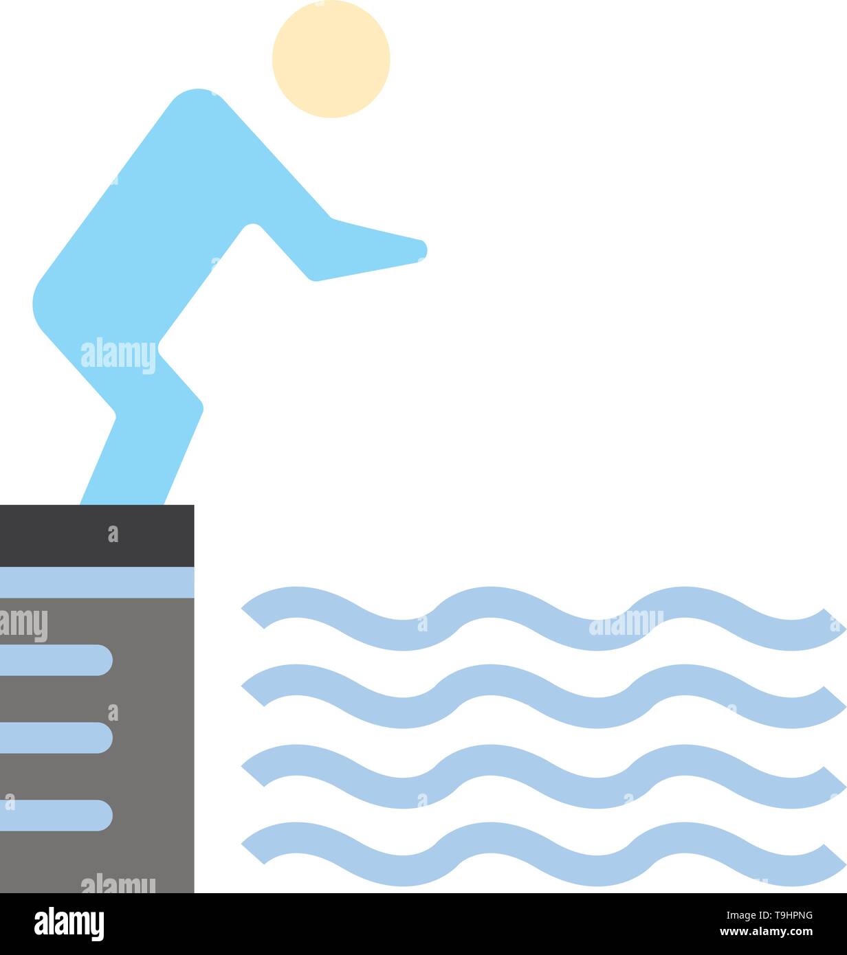 Olympic diving competition Stock Vector Images - Alamy