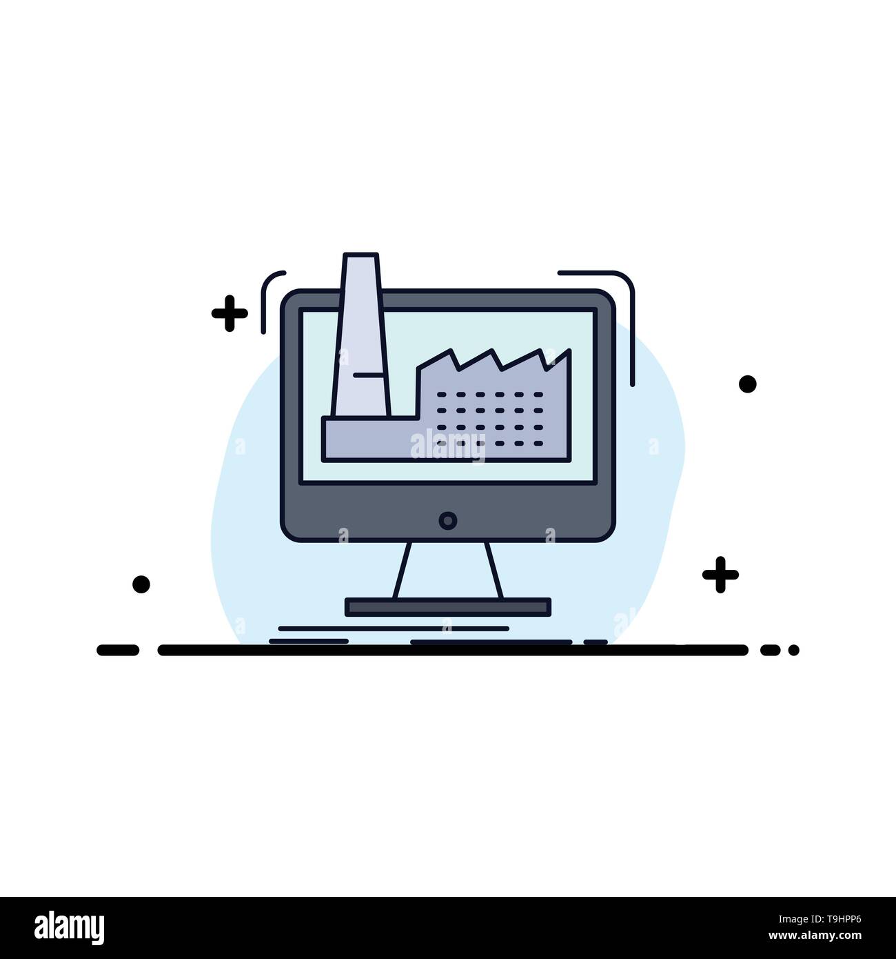 Digital plant factory Stock Vector Images - Alamy