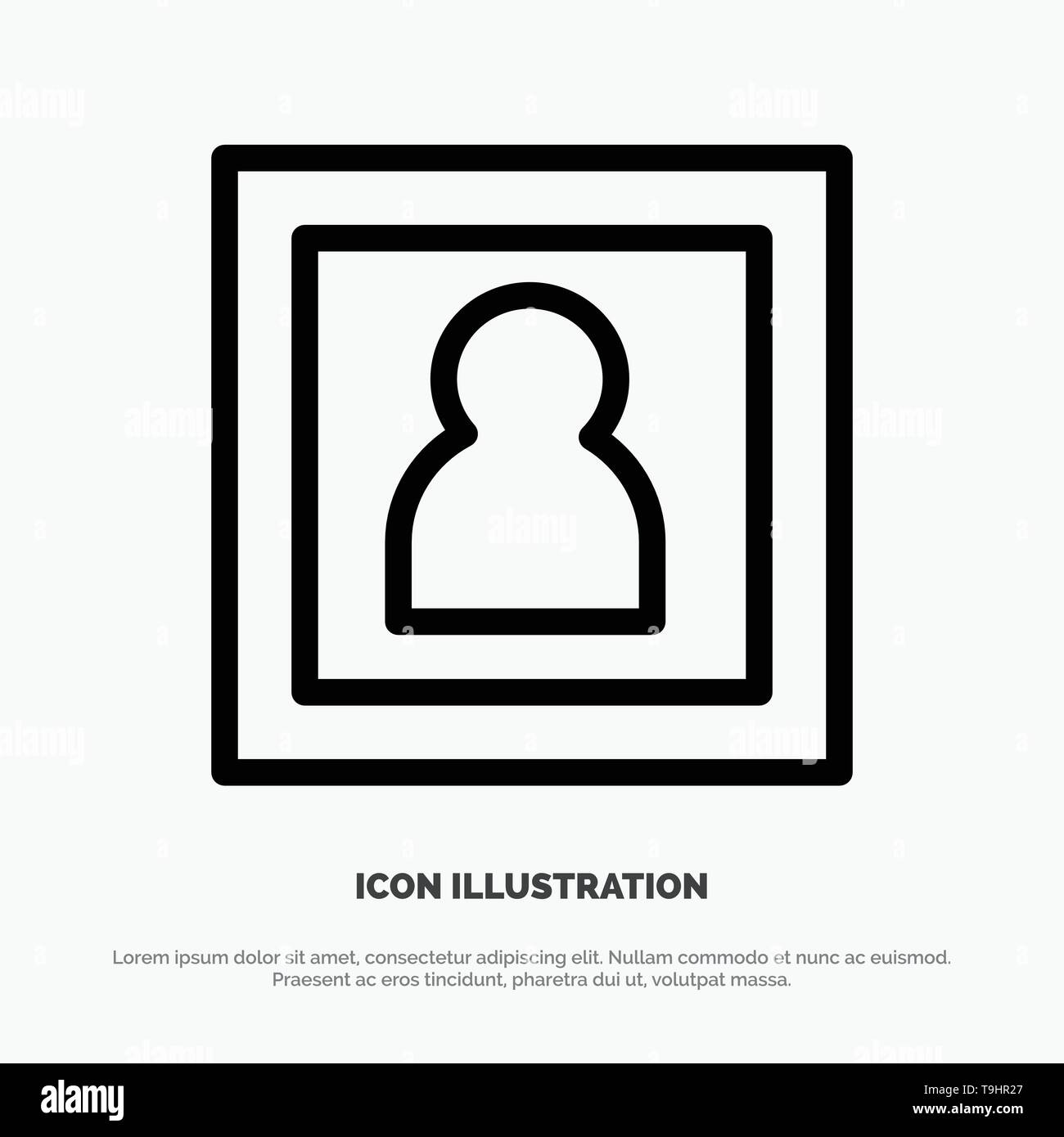 Self portrait vector vectors hi-res stock photography and images - Alamy