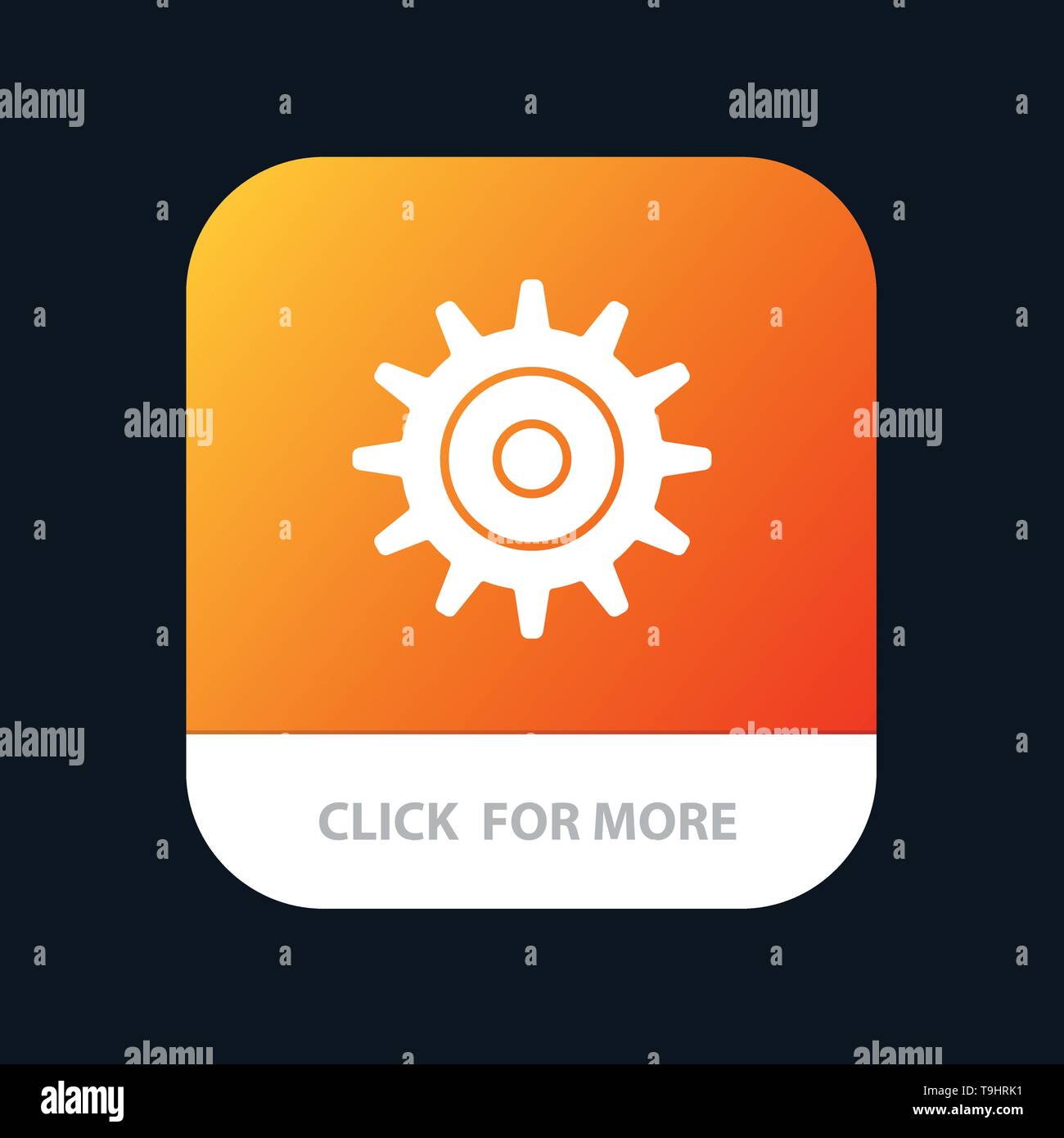 Ios system settings app icon Stock Vector Images - Alamy