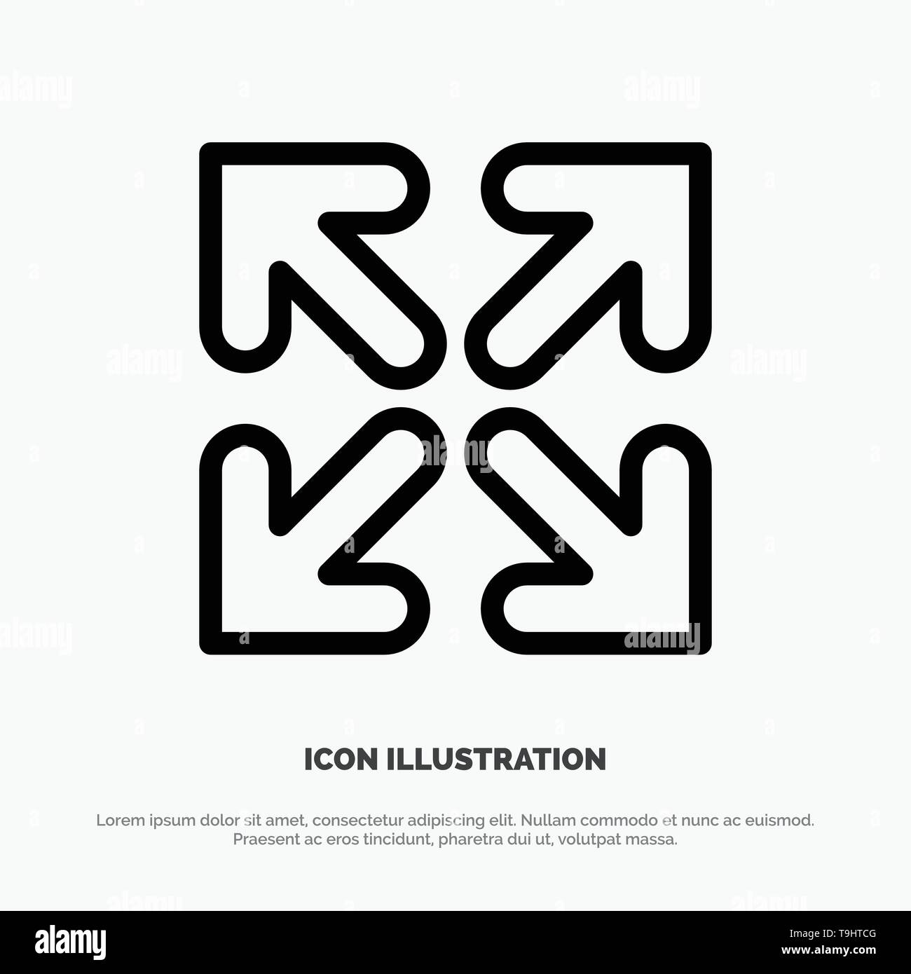 Move direction Stock Vector Images - Alamy