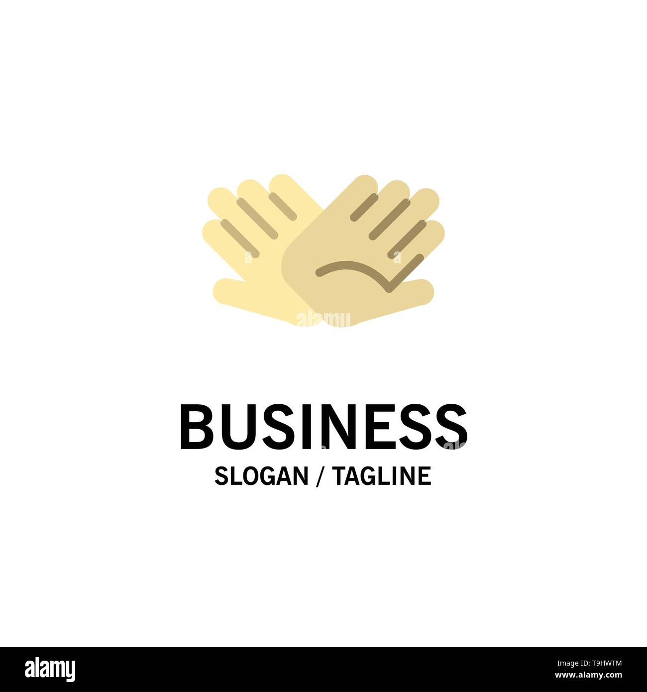 Helping hands logo hi-res stock photography and images - Alamy