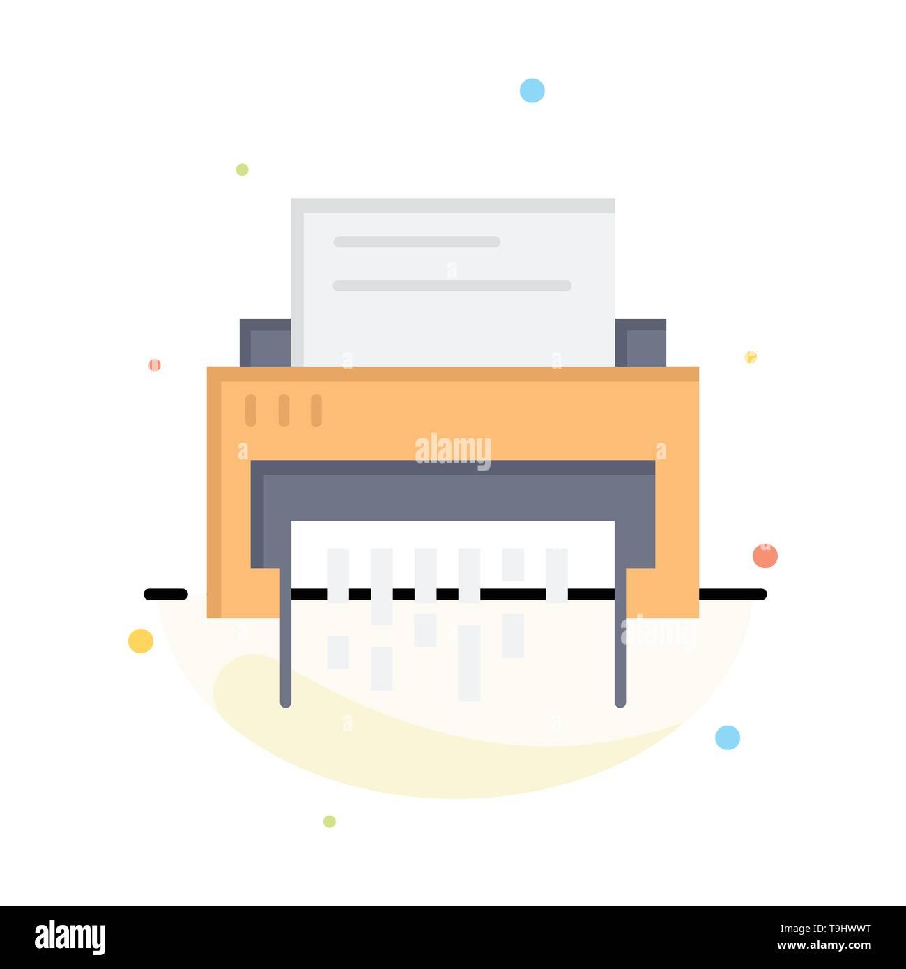 Paper shredder machine Stock Vector Images - Alamy