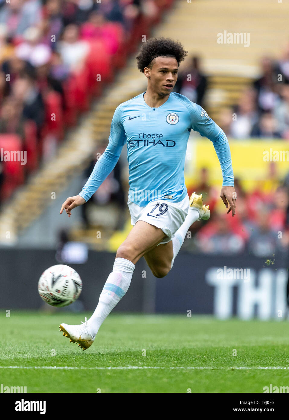 Leroy sane manchester city trophy hi-res stock photography and images ...