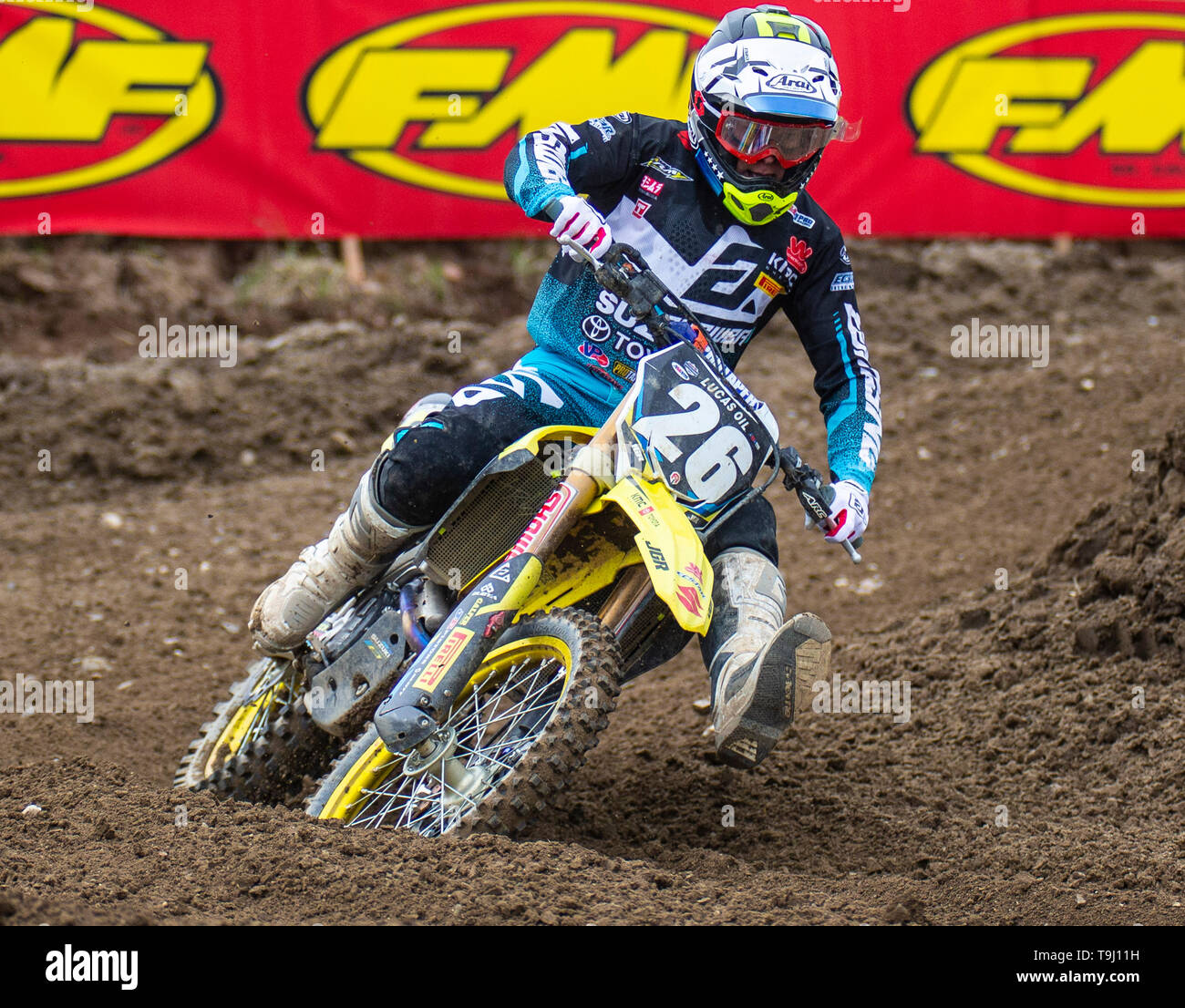 California, USA 18th May, 2019. A. : # 26 Alex Martin coming out of ...