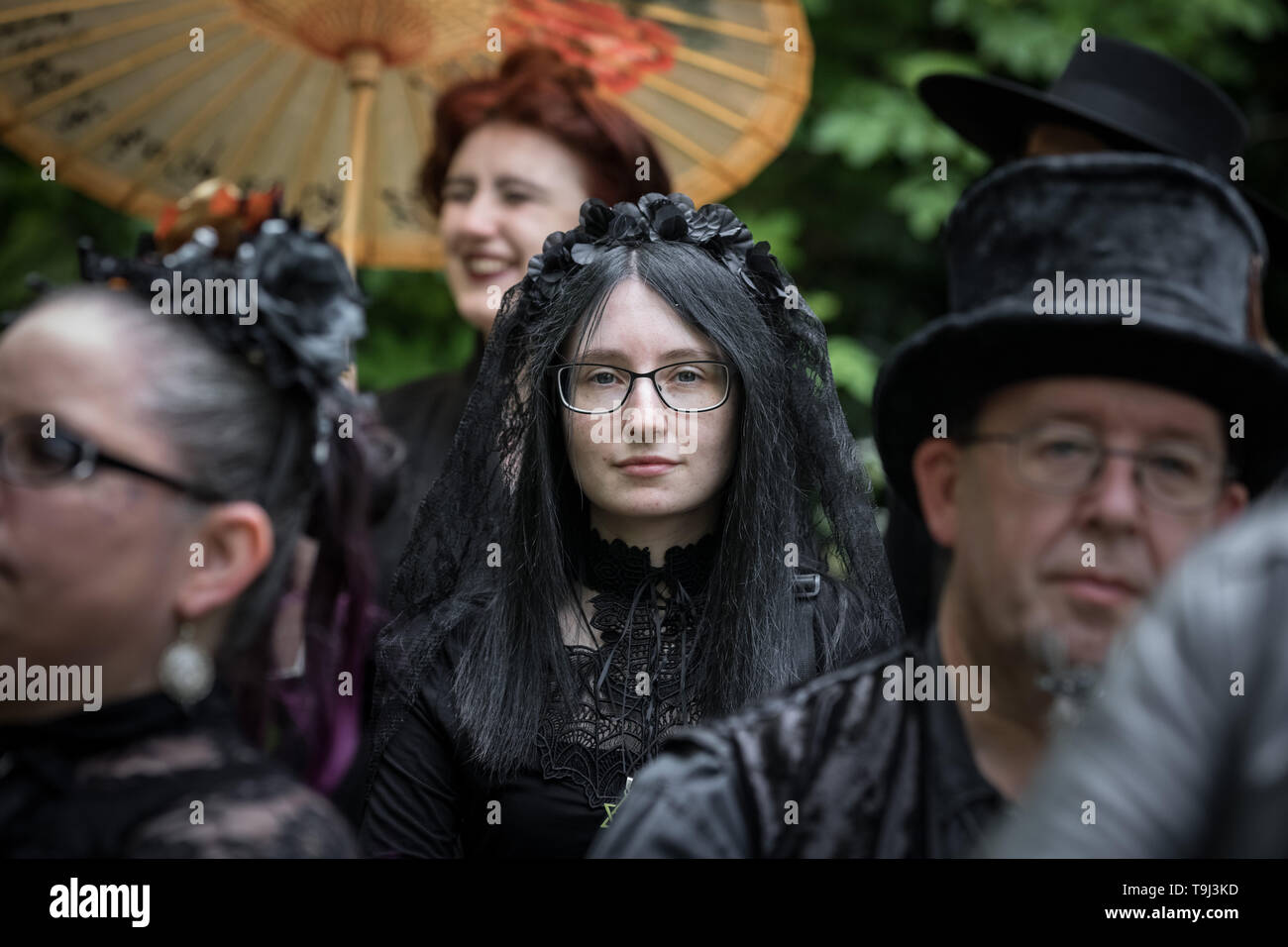 London, UK. 18th May, 2019. Members of London Vampire society attend ...