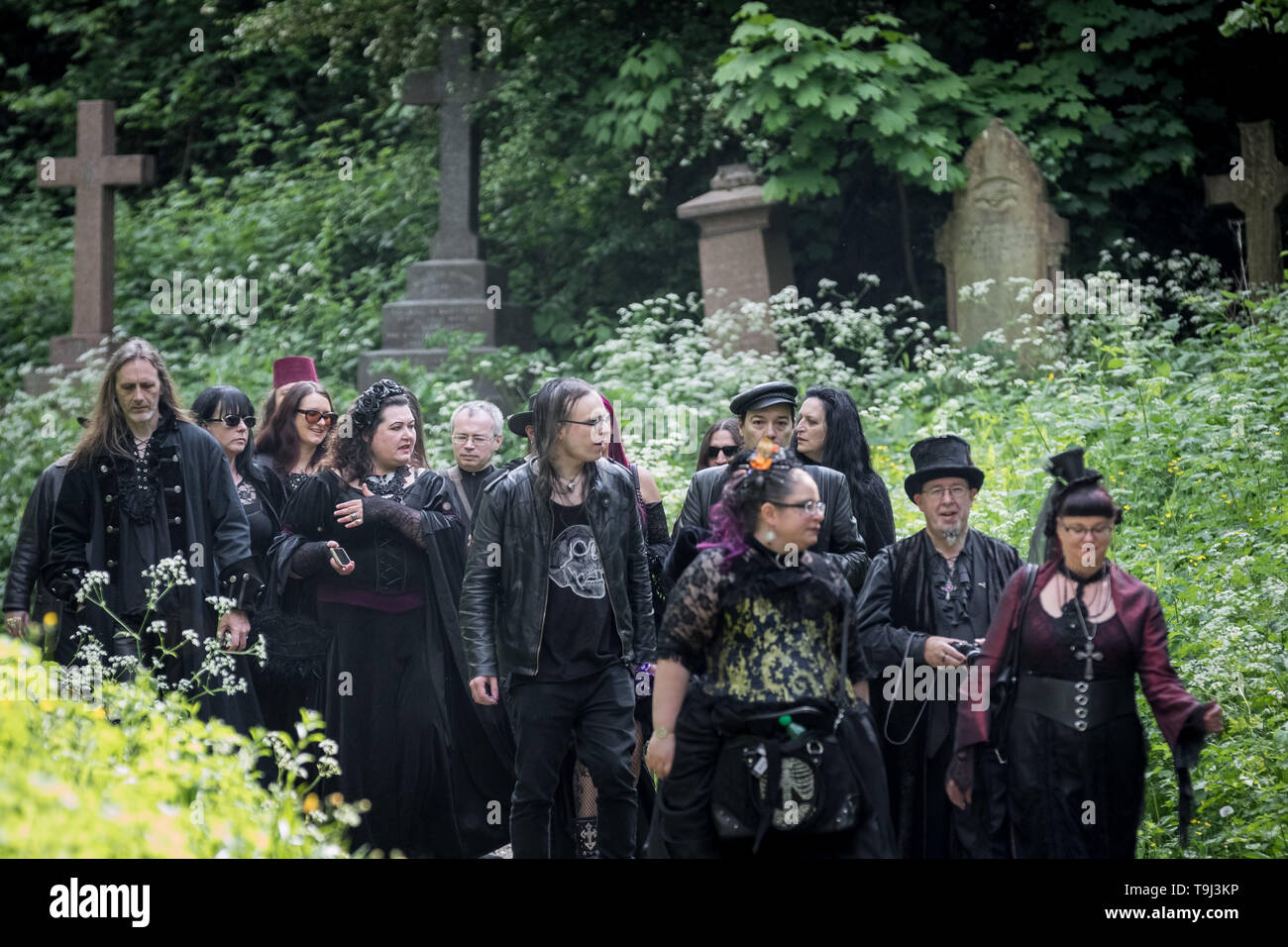 London, UK. 18th May, 2019. Members of London Vampire society attend ...