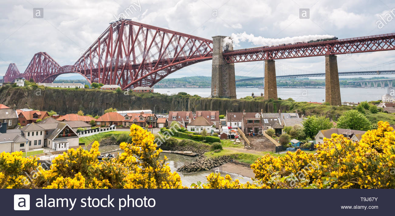 Forth Bridge Flying Scotsman High Resolution Stock Photography and ...