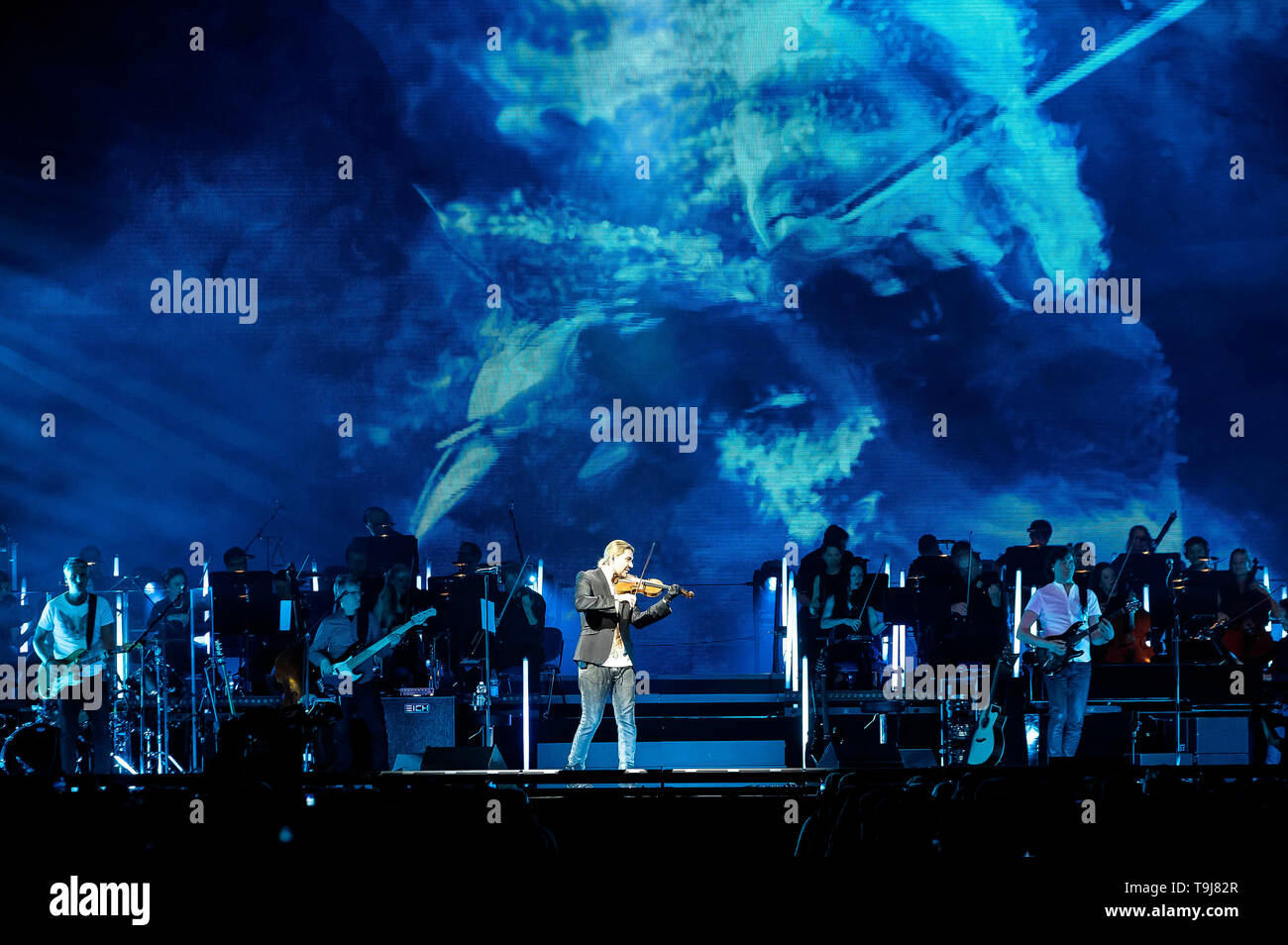 Hanover, Deutschland. 17th May, 2019. David Garrett live at a concert ...