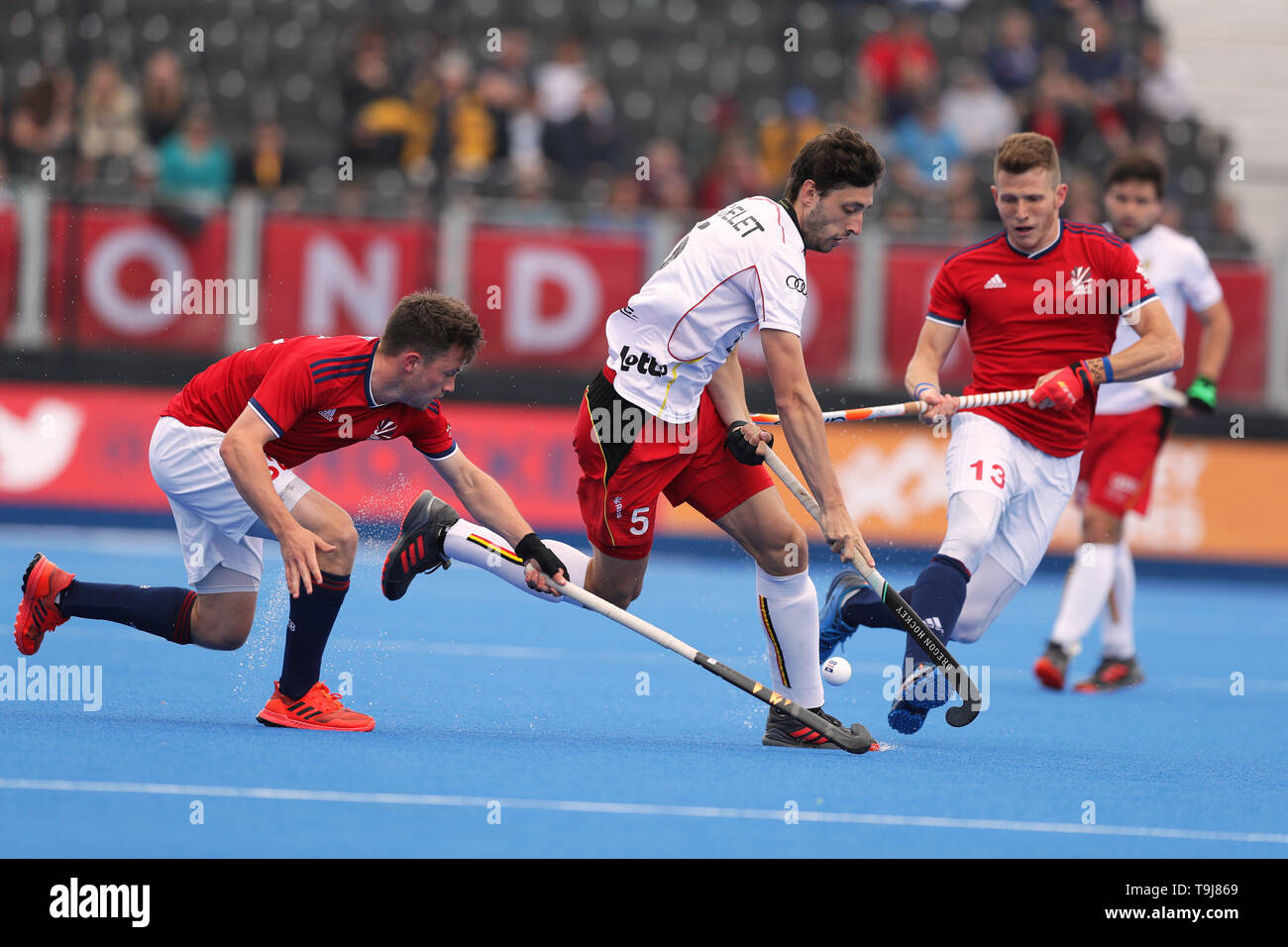 London, UK. 19th May 2019. FIH International Mens Pro Field Hockey ...