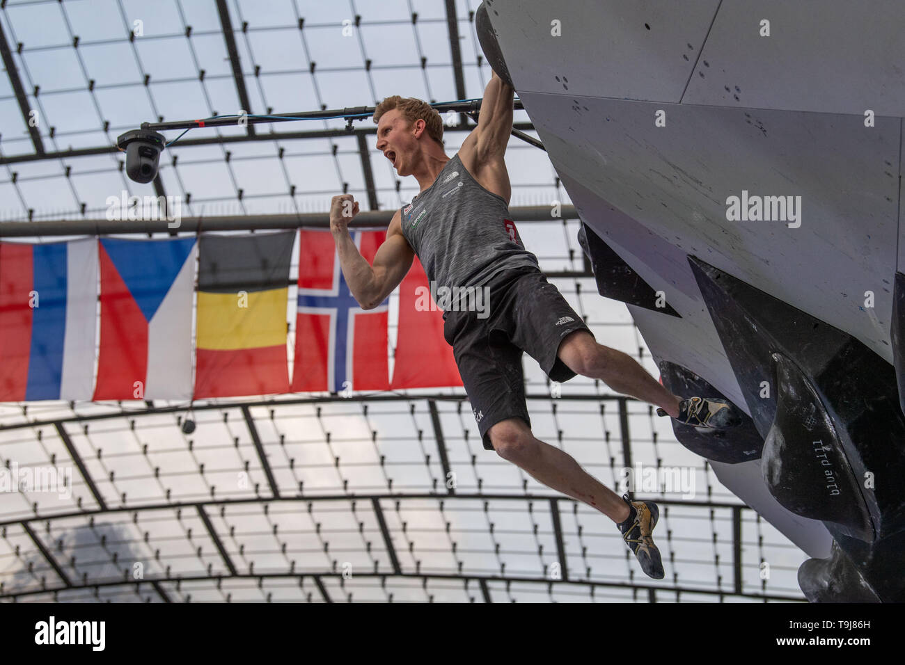 Munich, Germany. 19th May, 2019. Sports climbing: World Cup in ...