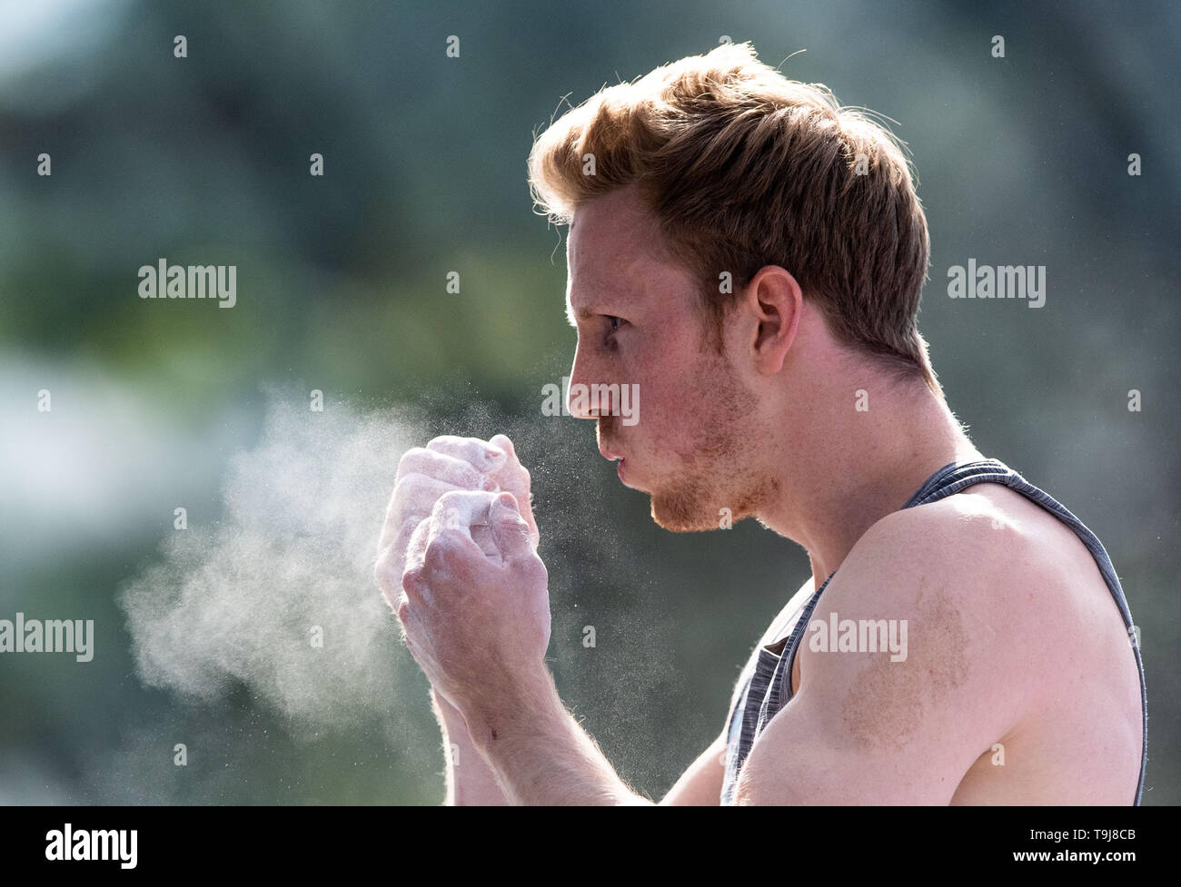 Munich, Germany. 19th May, 2019. Sports climbing: World Cup in ...