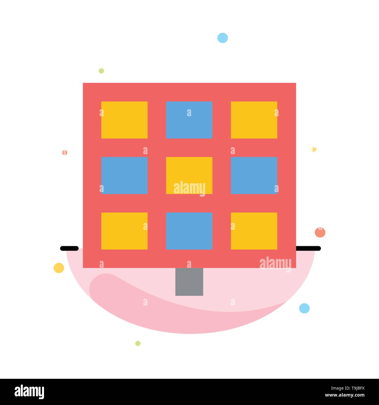 Wind turbine abstract architecture Stock Vector Images - Alamy