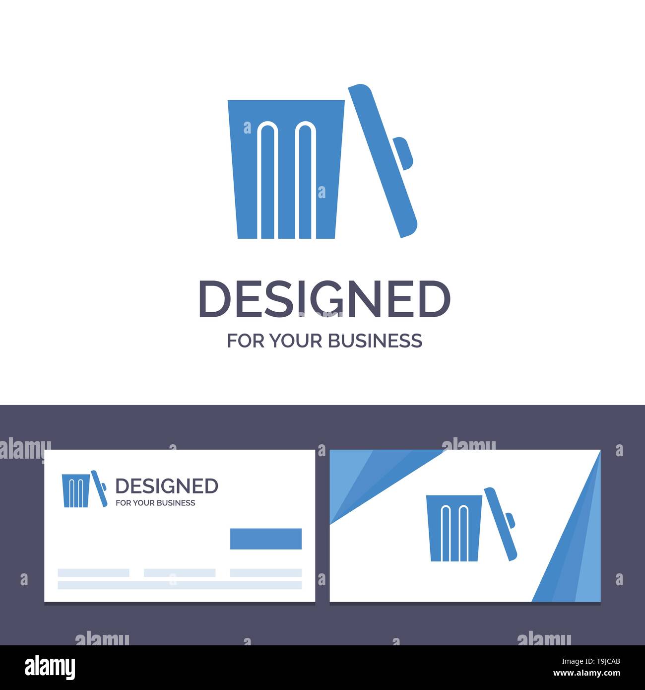 Creative Business Card and Logo template Ecology, Environment, Garbage ...