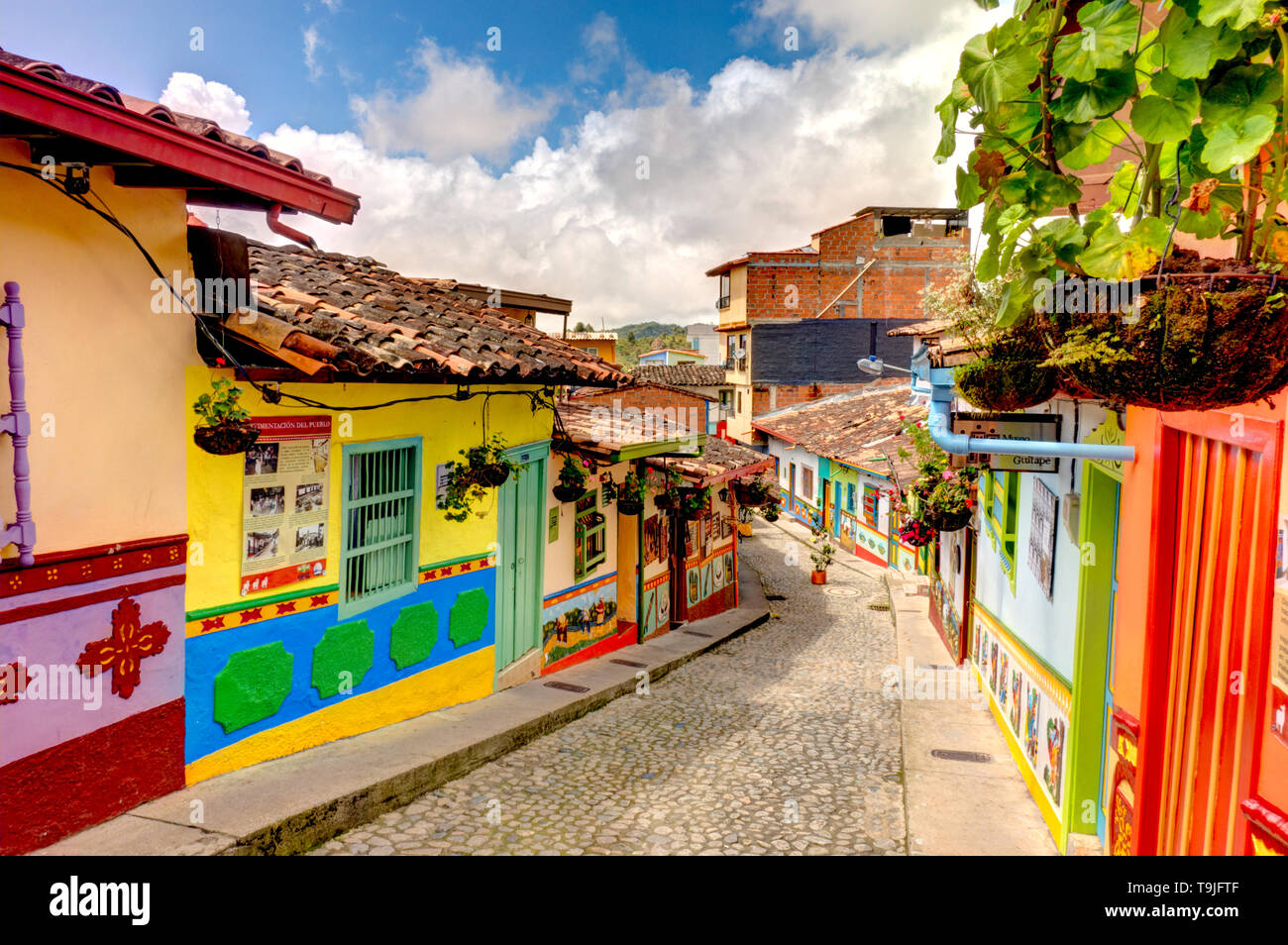 Guatape village, Colombia Stock Photo - Alamy