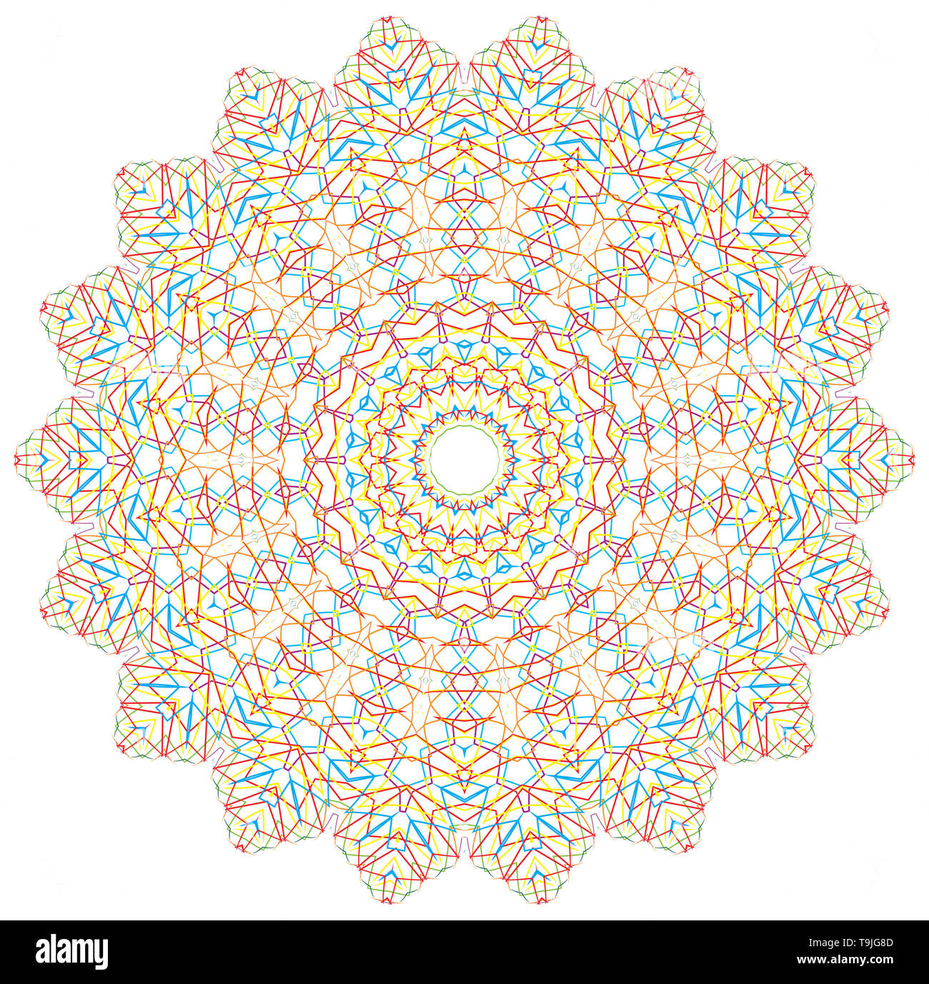 Abstract color shape on white Stock Photo - Alamy