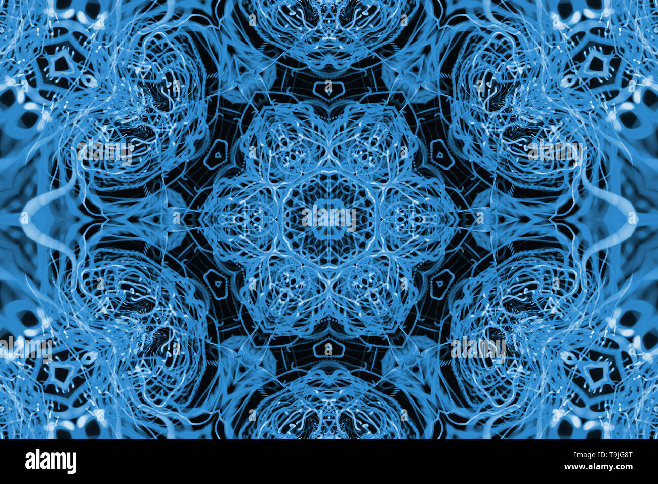 Background with abstract blue pattern Stock Photo - Alamy