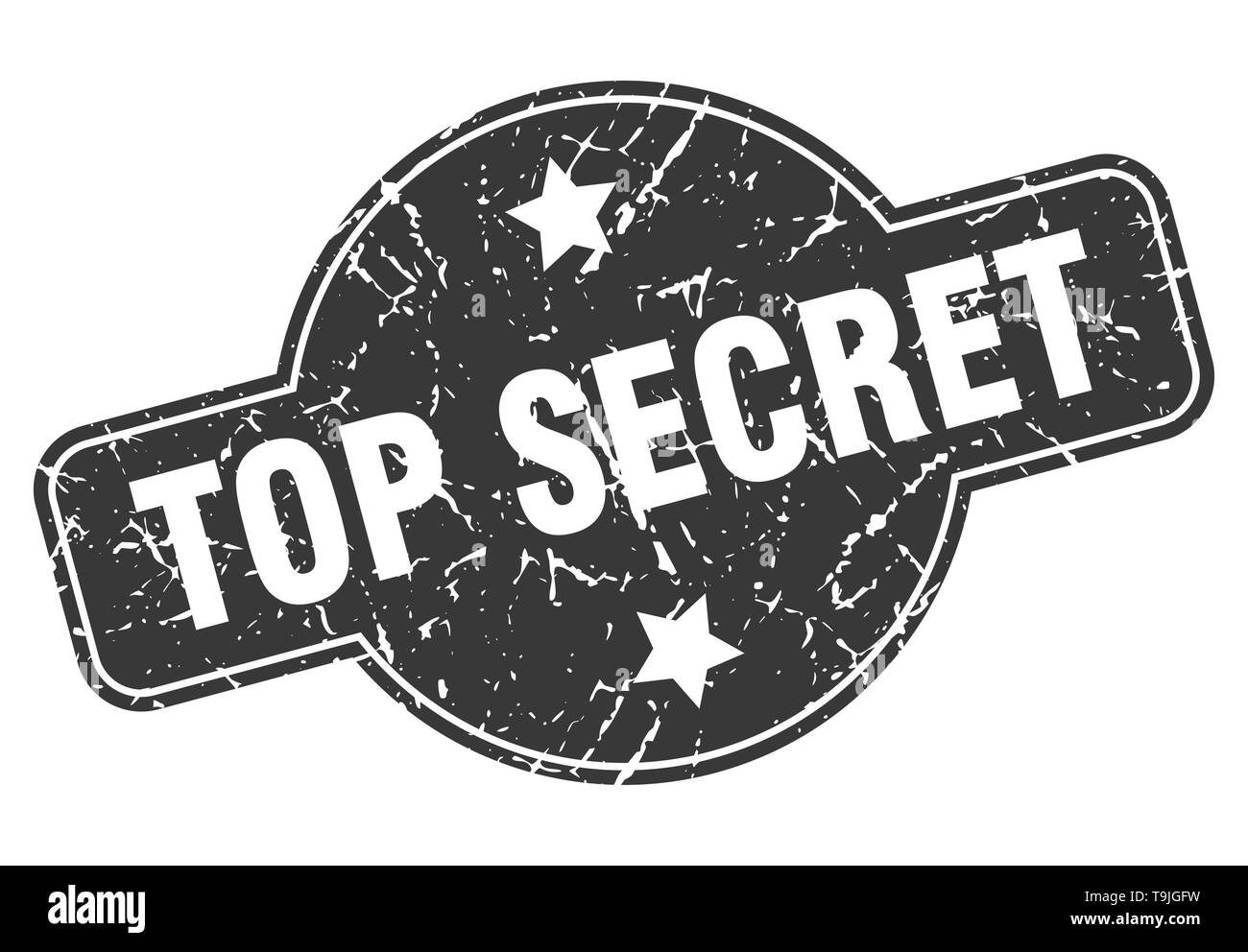 Top secret sign round Black and White Stock Photos & Images - Alamy