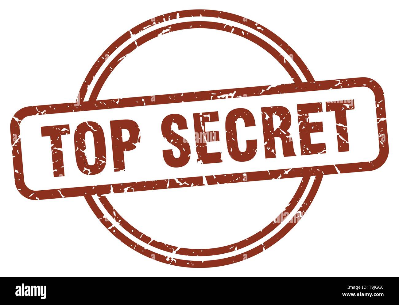top secret stamp isolated on white Stock Vector Image & Art - Alamy
