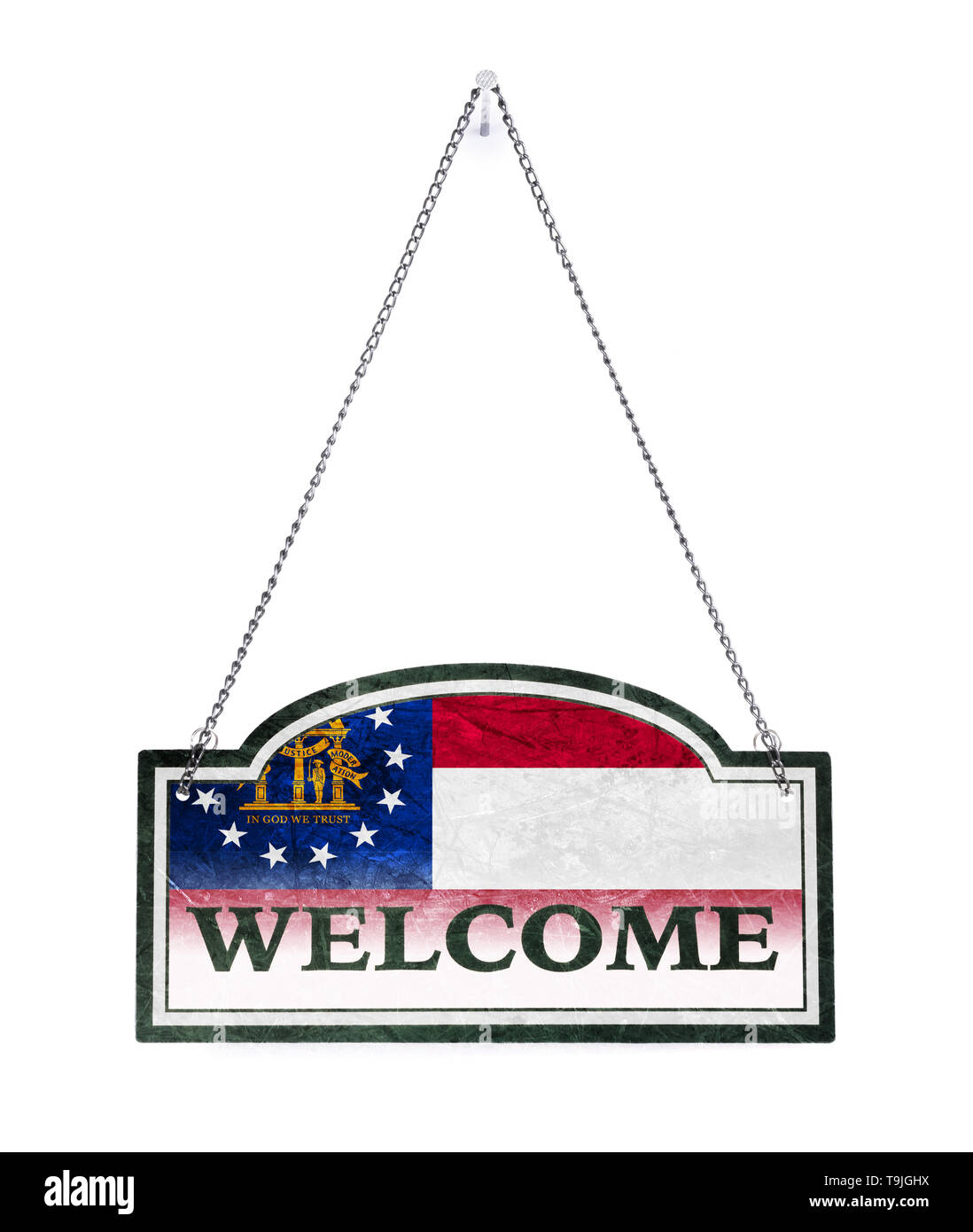 Georgia state welcome sign Cut Out Stock Images & Pictures - Alamy