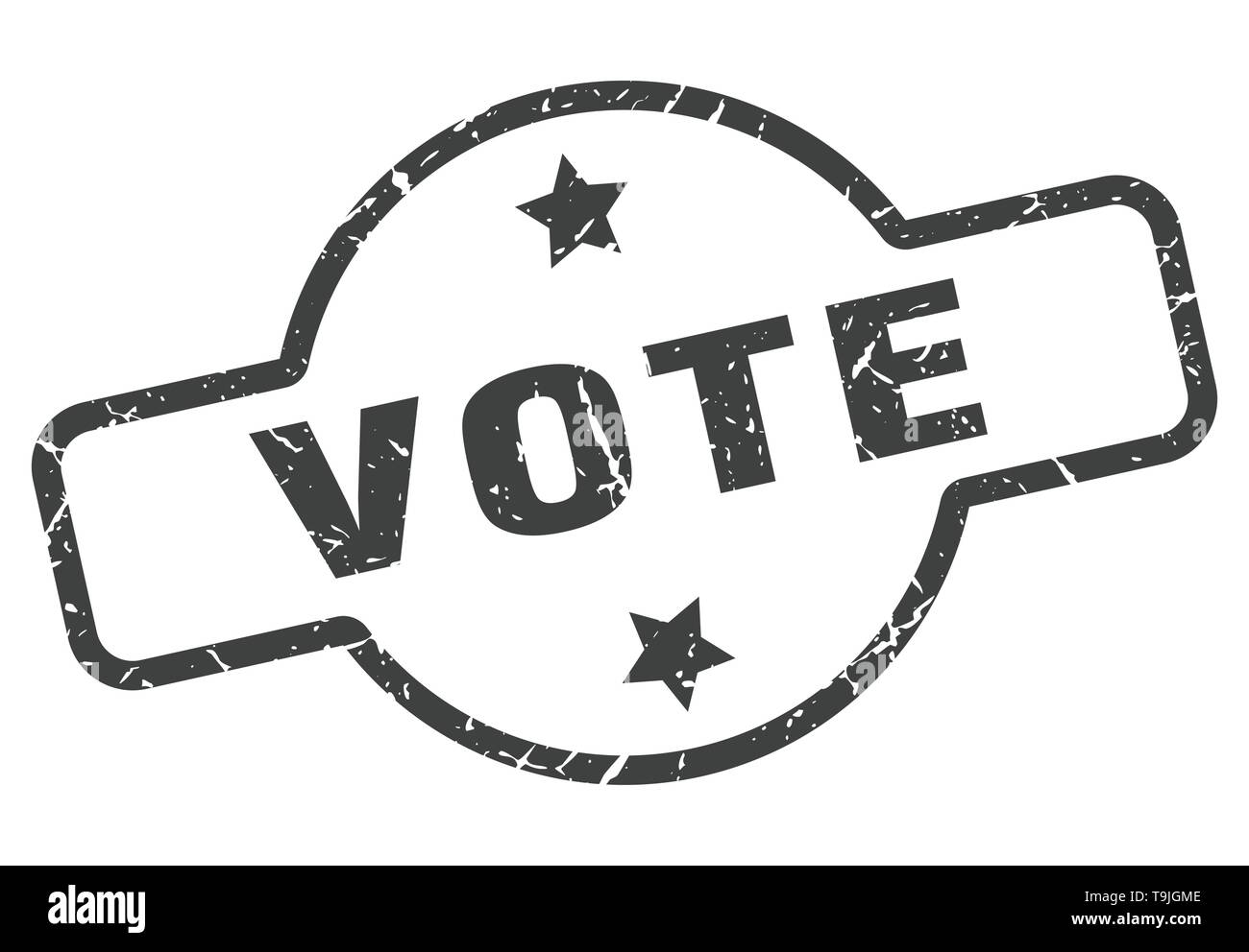Vote Stamp Symbol