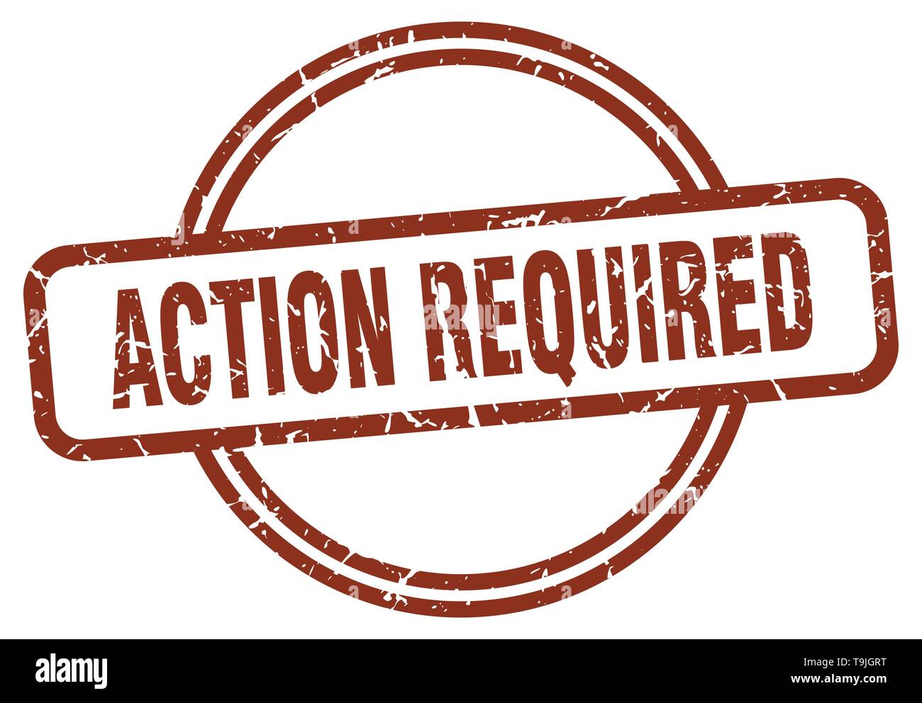 action required stamp isolated on white Stock Vector Image & Art - Alamy