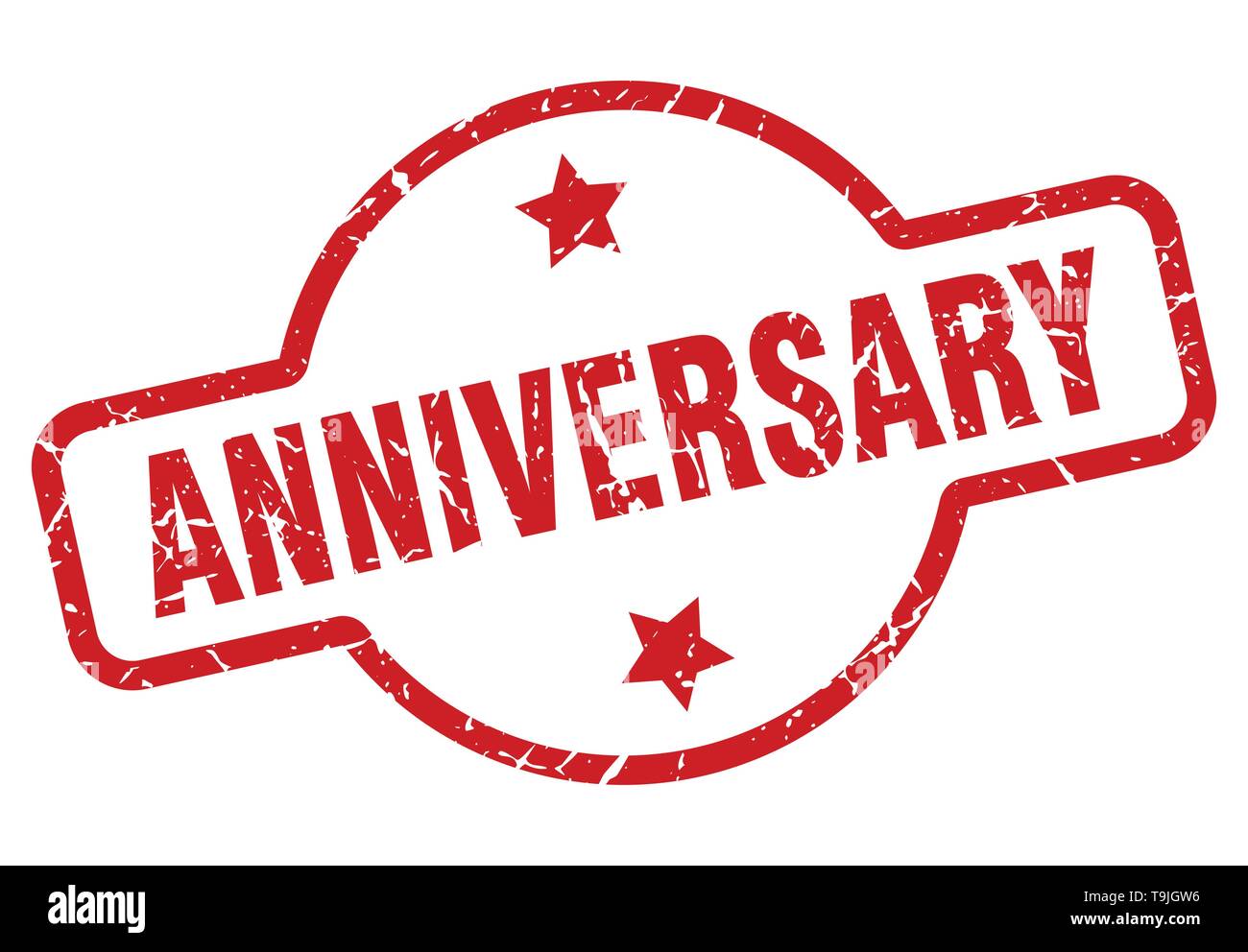 anniversary stamp isolated on white Stock Vector Image & Art - Alamy