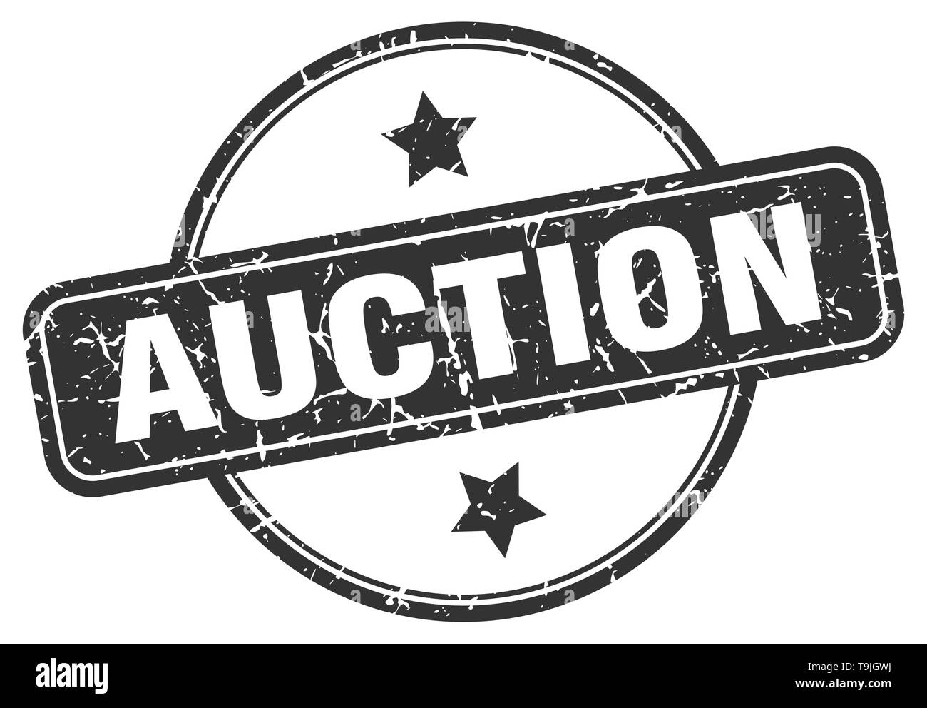 Banner auction Black and White Stock Photos & Images - Alamy