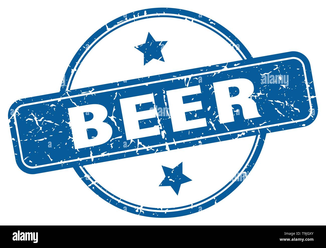 beer round grunge isolated stamp Stock Vector Image & Art - Alamy
