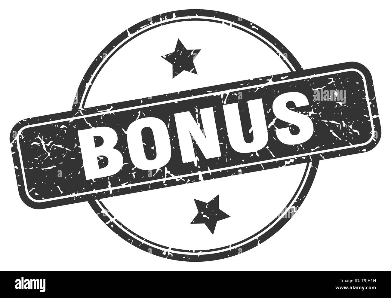 bonus round vintage grunge stamp Stock Vector Image & Art - Alamy