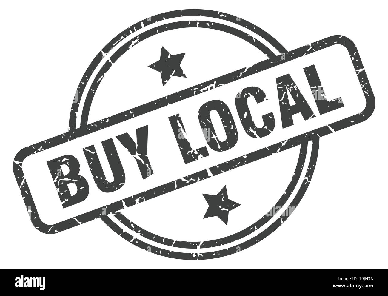 buy local stamp isolated on white Stock Vector Image & Art - Alamy