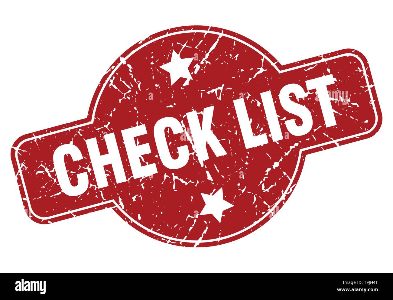check list vintage stamp. check list sign Stock Vector Image & Art - Alamy