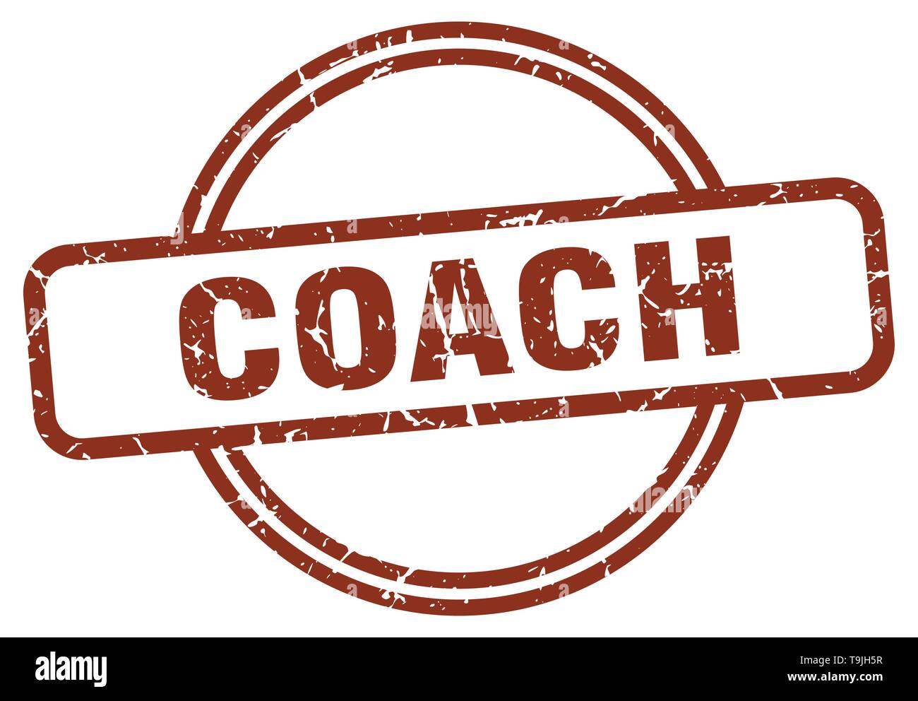 coach stamp isolated on white Stock Vector Image & Art - Alamy