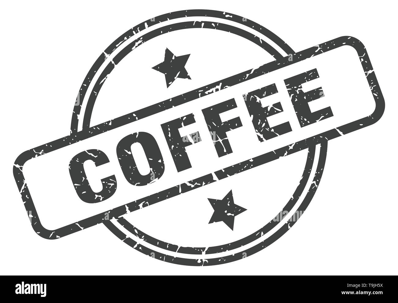 coffee stamp isolated on white Stock Vector Image & Art - Alamy