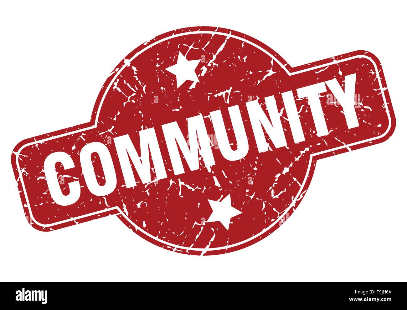 community vintage stamp. community sign Stock Vector Image & Art - Alamy
