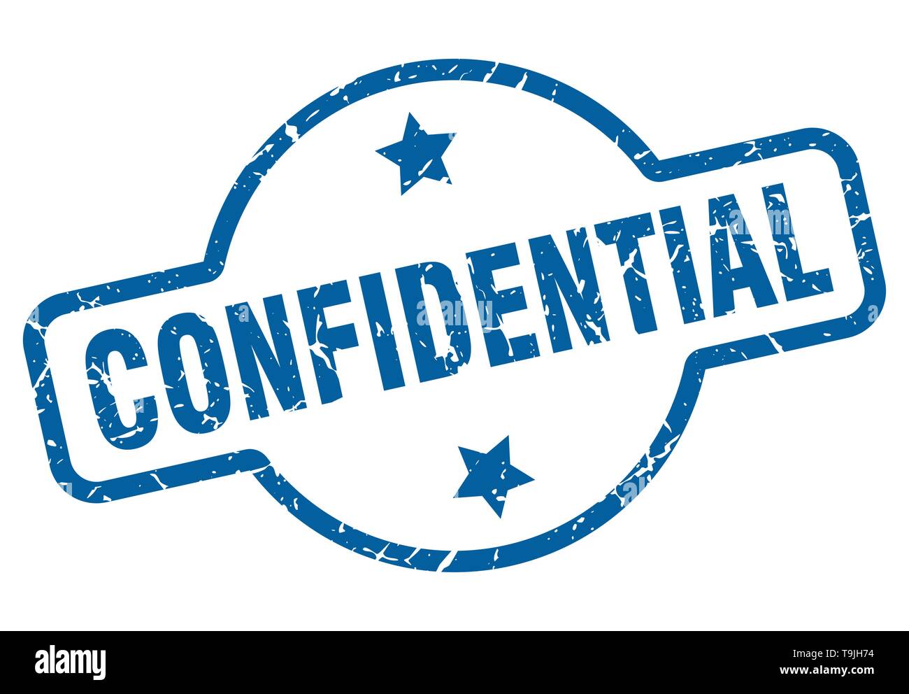 confidential vintage stamp. confidential sign Stock Vector Image & Art ...