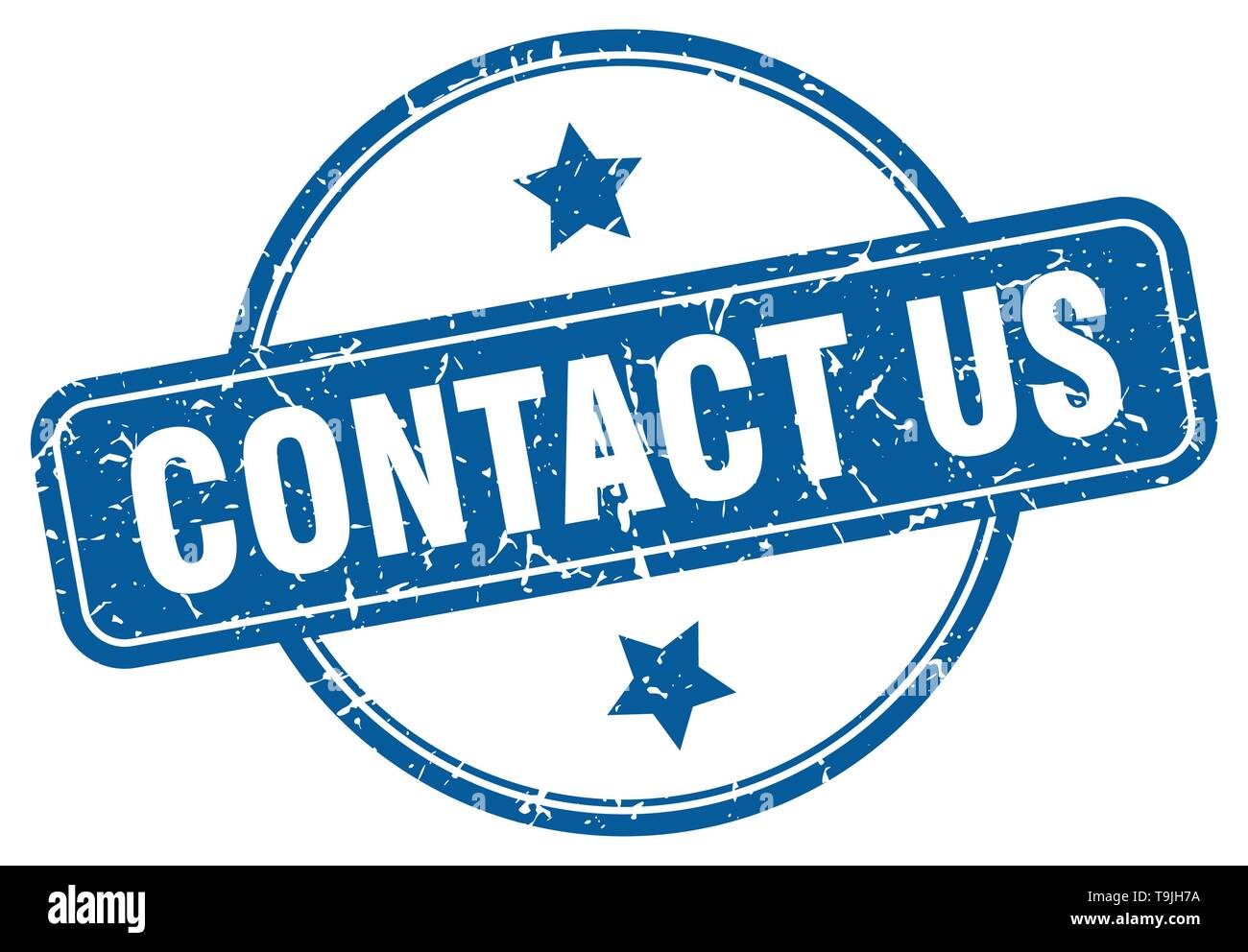 contact us round grunge isolated stamp Stock Vector Image & Art - Alamy