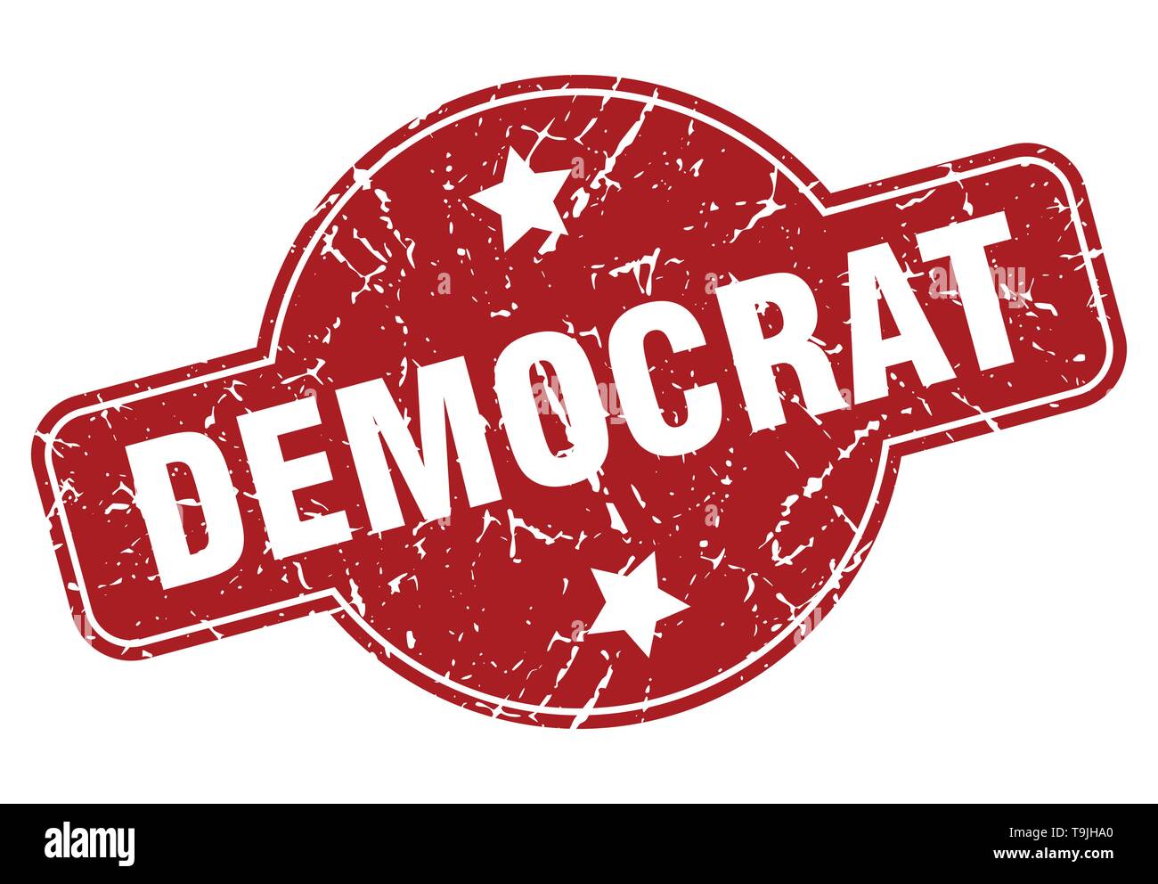Democrats badge donkey hi-res stock photography and images - Alamy