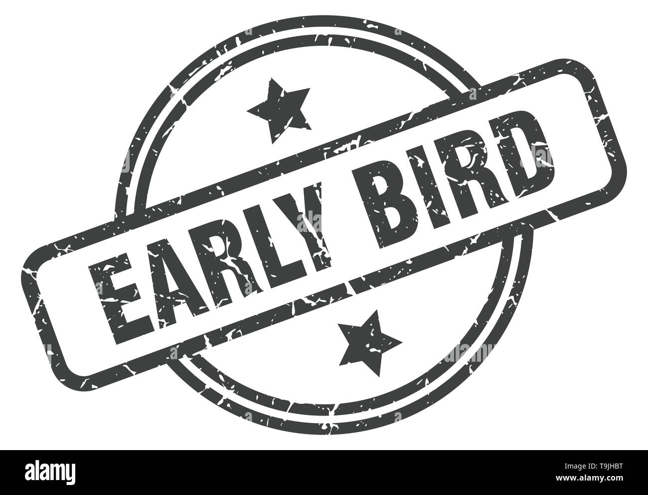 early bird stamp isolated on white Stock Vector Image & Art - Alamy