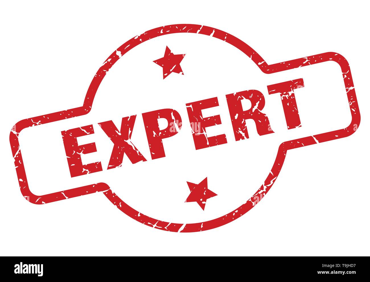 expert stamp isolated on white Stock Vector Image & Art - Alamy
