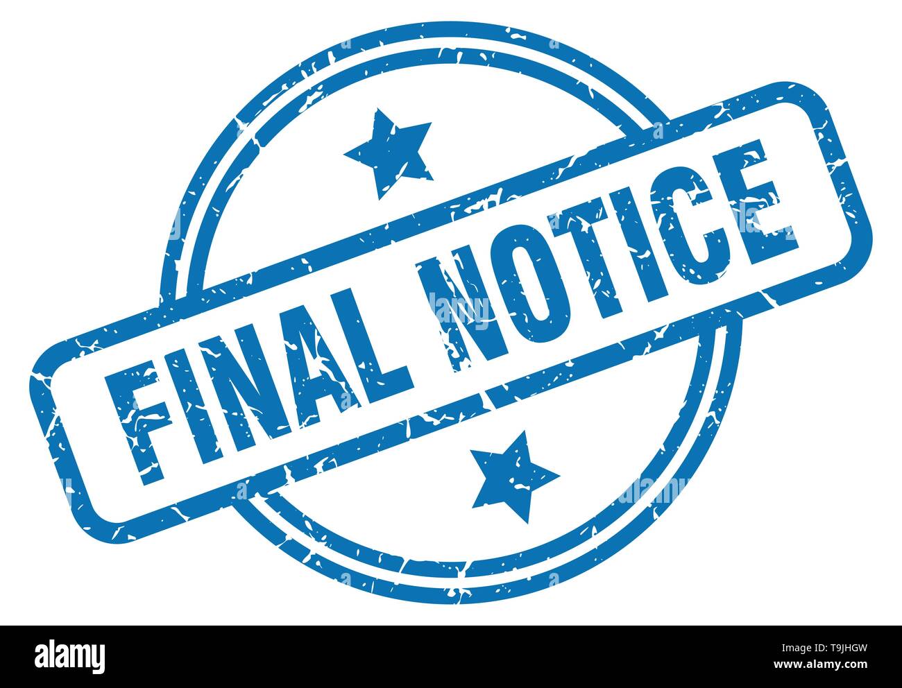 Final notice banner template hi-res stock photography and images - Alamy