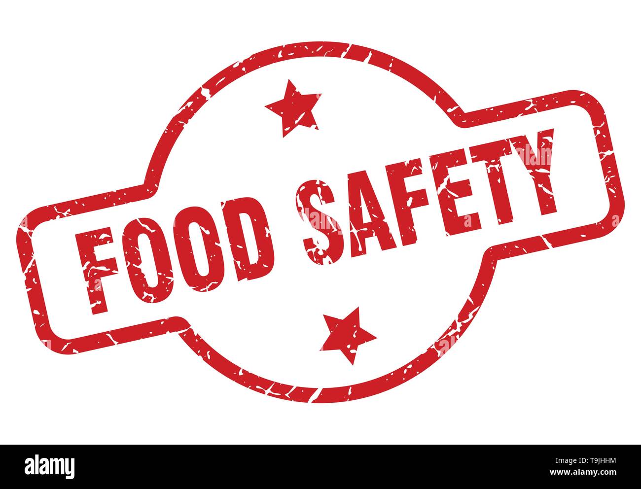 food safety stamp isolated on white Stock Vector Image & Art - Alamy