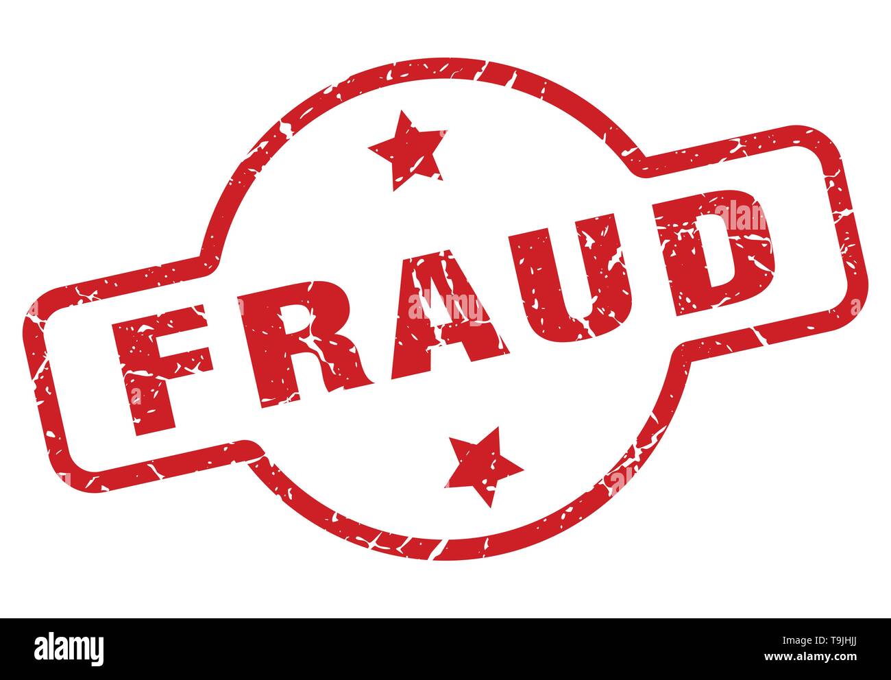 fraud stamp isolated on white Stock Vector Image & Art - Alamy
