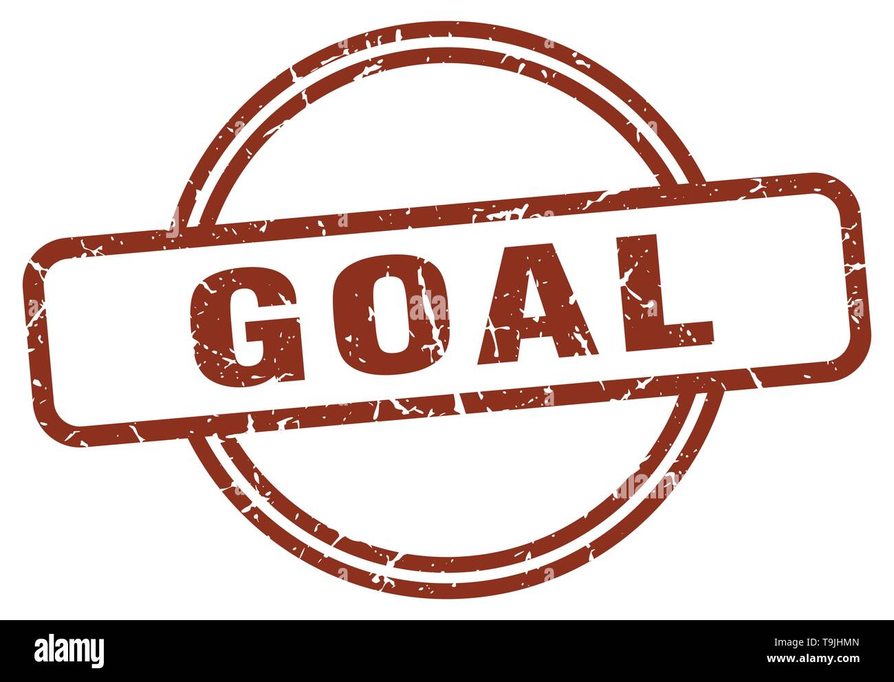 goal stamp isolated on white Stock Vector Image & Art - Alamy